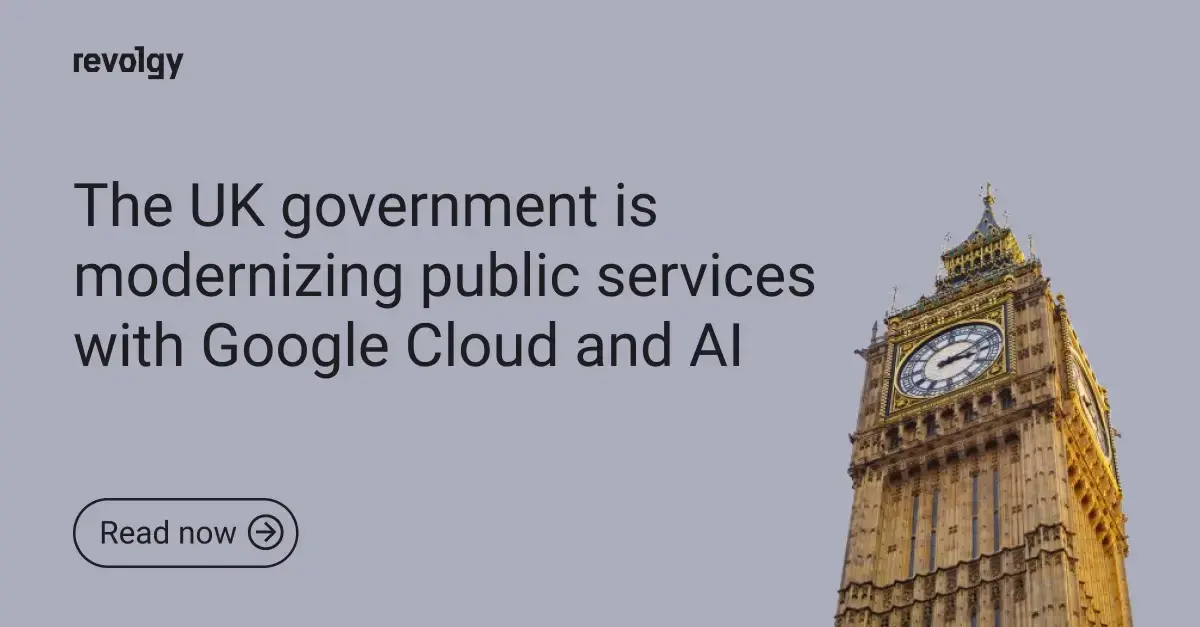 The UK government is modernizing public services with Google Cloud and AI